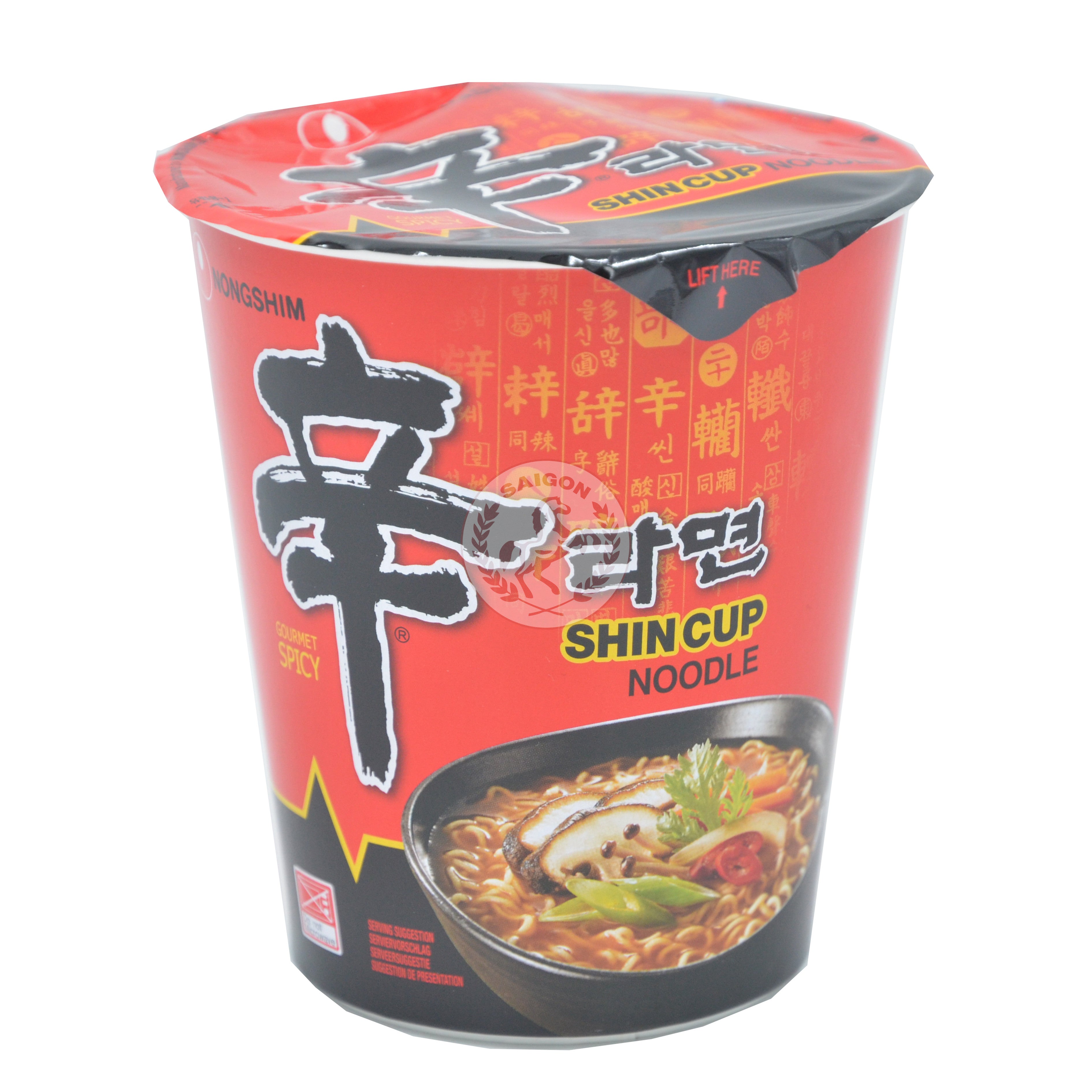 Nongshim Snabbnudlar Shin Ramyun CUP 12x68g