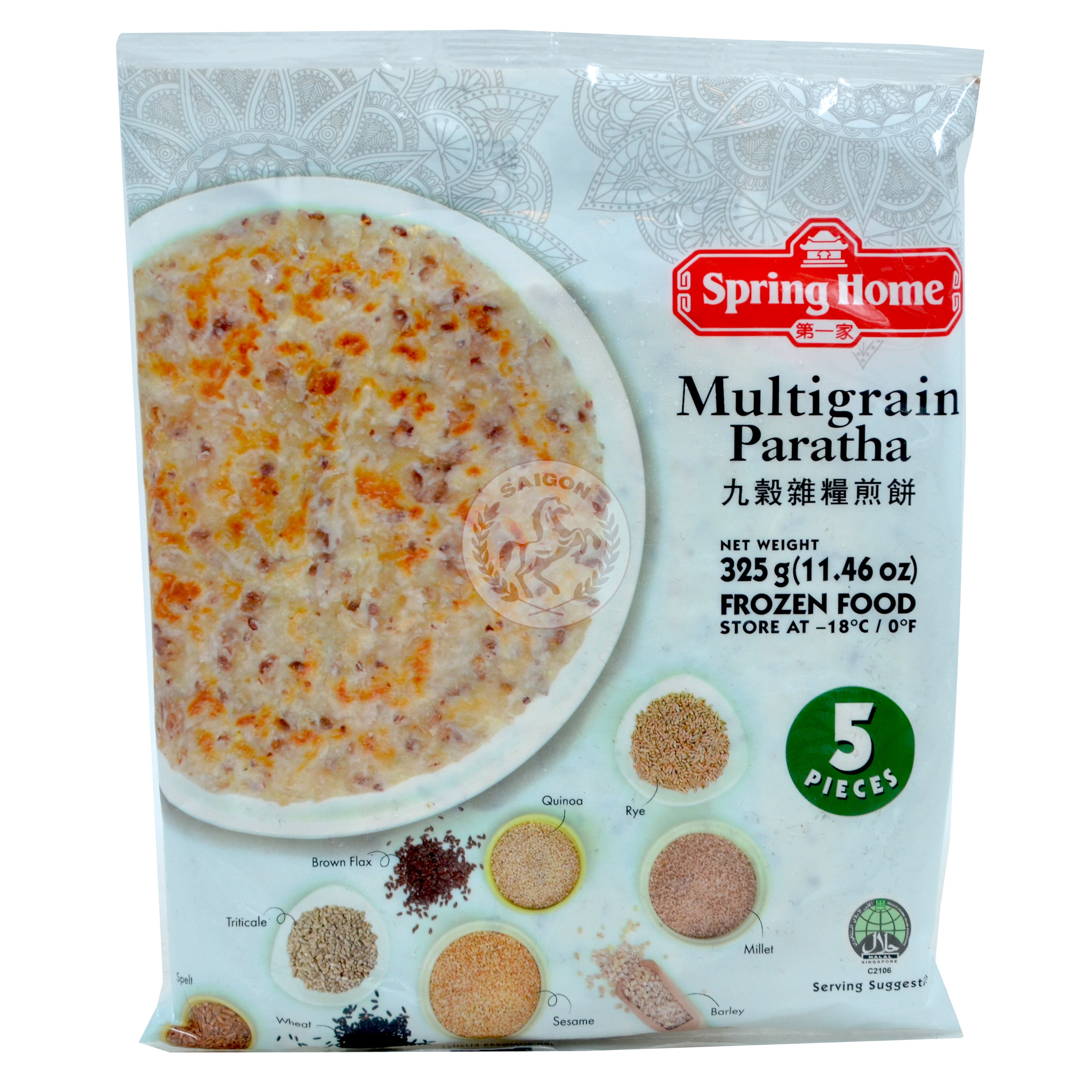 Roti Paratha Multi Grain 24x325g FRYSTA